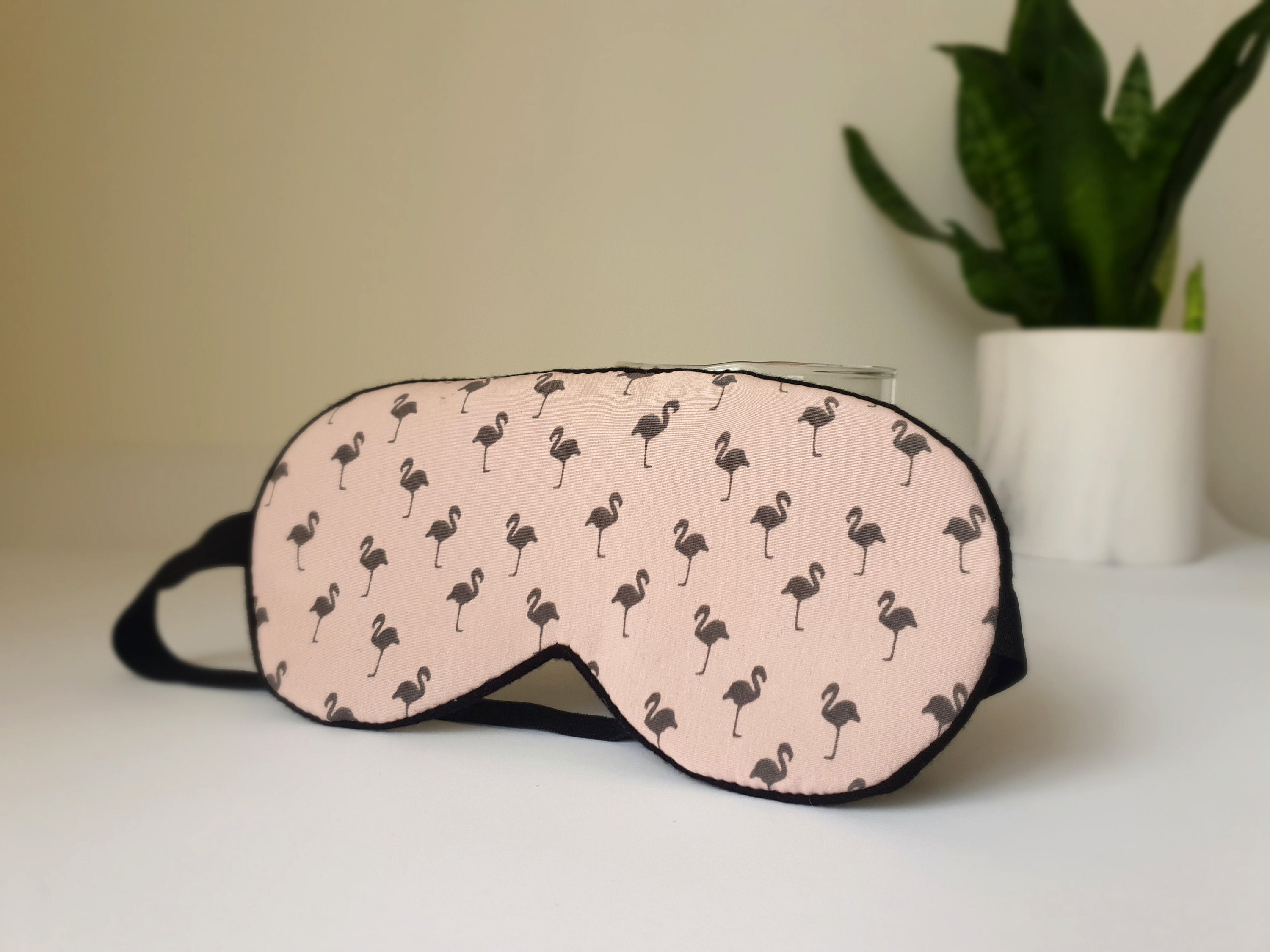 Pink Flamingo Eye Mask Eye Sleep Mask Organic Cotton Eye | Etsy