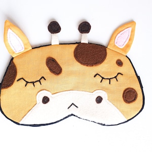 Giraffe Sleep Mask, Animal Eyemask for Kids, Cute Children Gift ...