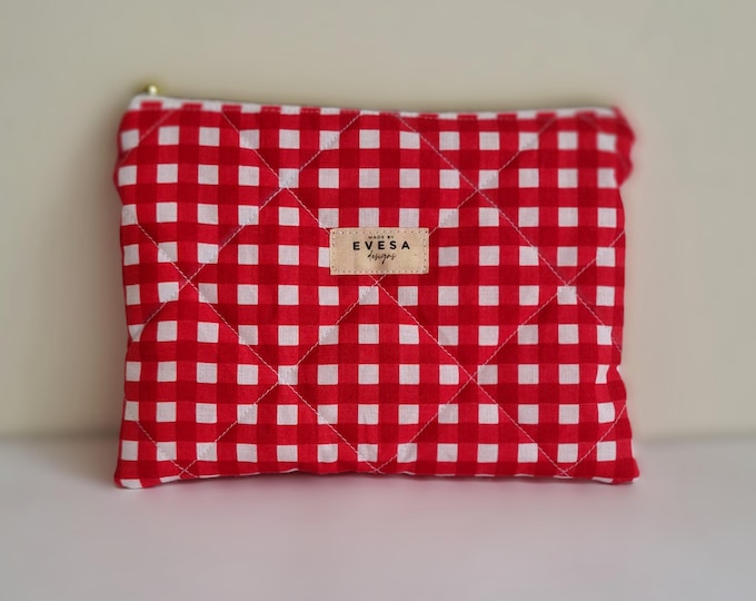 Waffle Weave Medi-pouch/ All-purpose Pouch/ Cosmetic Pouch/ Project ...