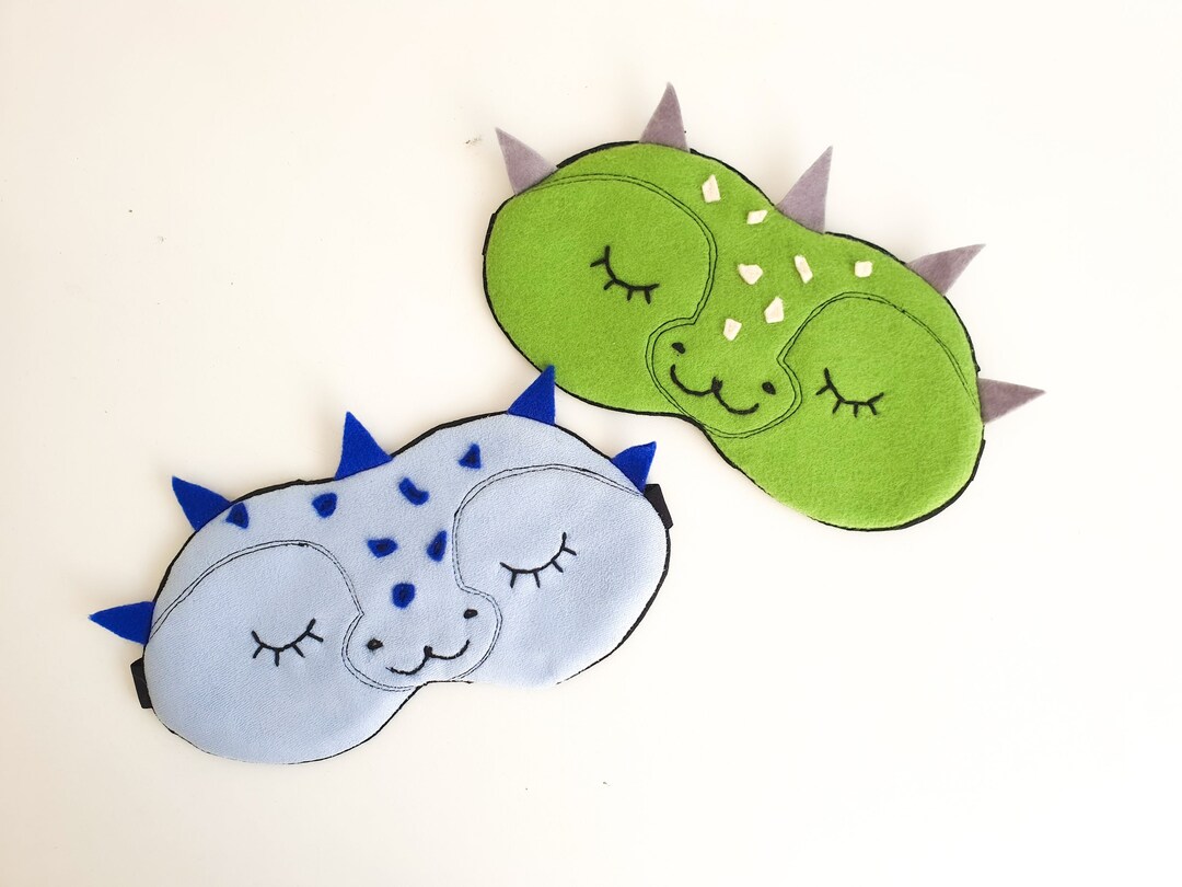 Dinosaur Eye Sleep Mask - Children Sleep Mask - Funny Eye Pillow - Dino ...