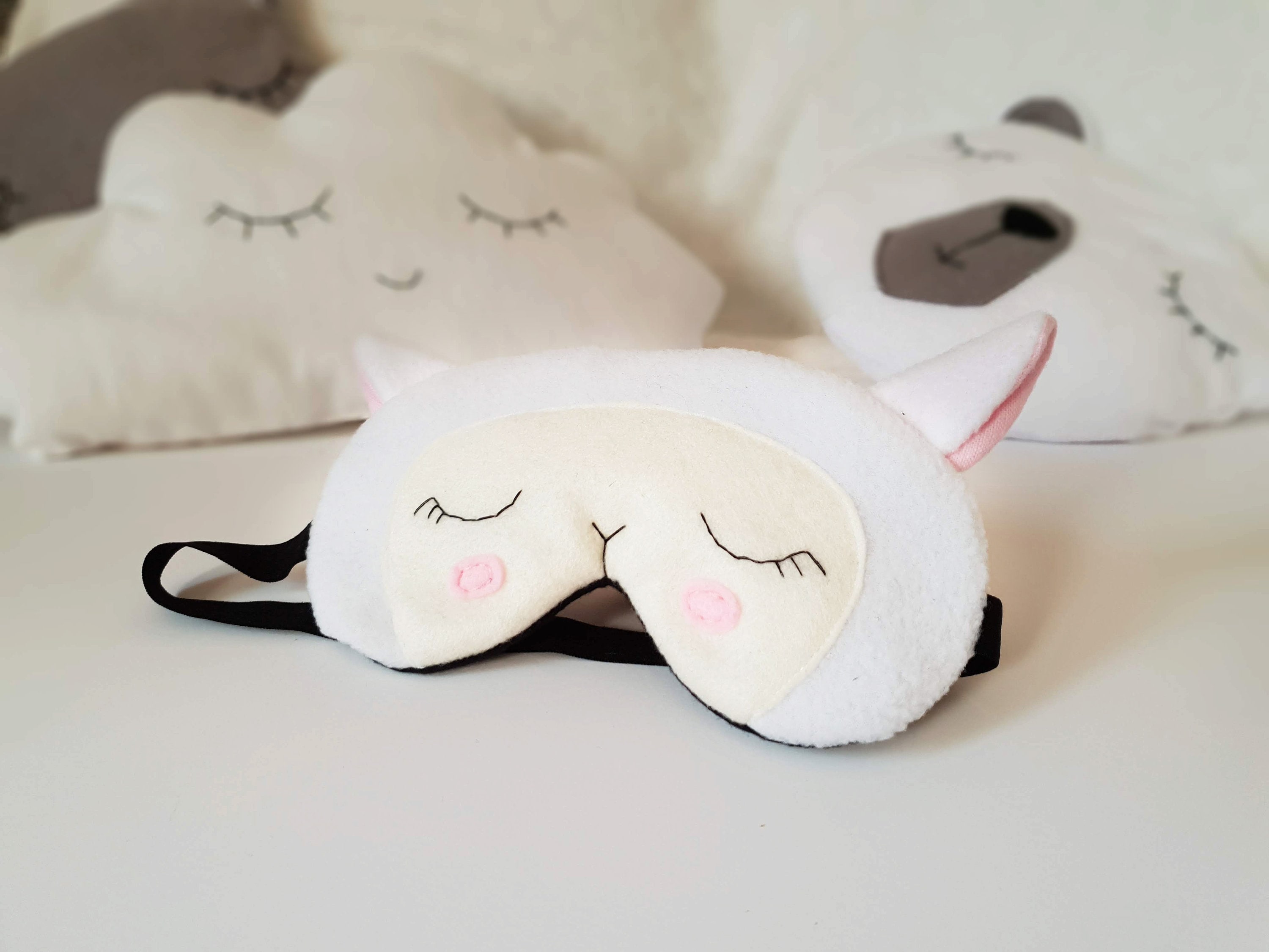 Buy Sheep Cute Eye Sleep Mask Animal Masks White Sheep Plush Soft Eye Pillow Fleece Kids Pj Mask Travel Mask Party Mask Nightwear Online in India Etsy