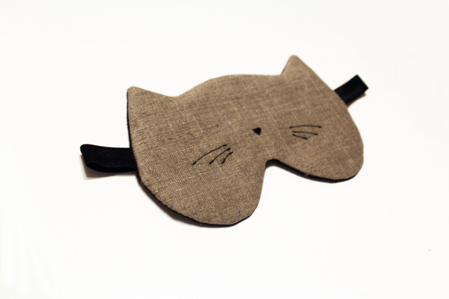 Linen Cat Sleep Mask Organic Cat Night Eye Mask Soft - Etsy
