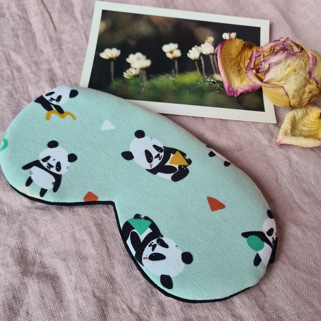 Panda Eye Sleep Mask, Cute Kawaii Panda Lover Gift, Soft Eye Pillow for ...