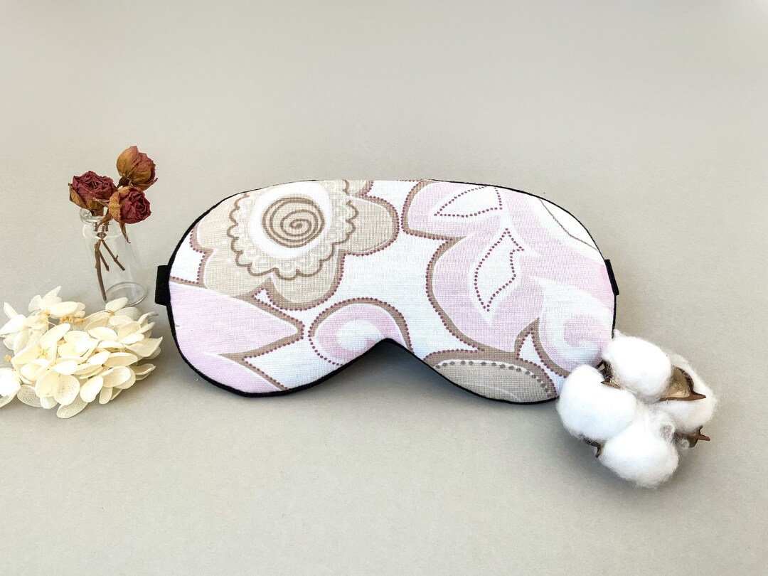 Eye Sleep Mask Organic Cotton Eye Pillow Rose Floral Eye - Etsy