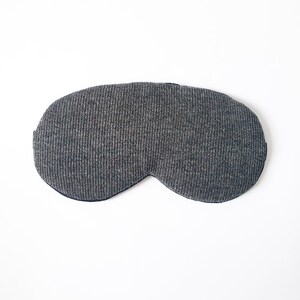 Eye Sleep Mask for Man - Gray Organic Cotton Eye Pillow - Comfy ...