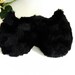 Furry Cat Sleep Mask - Black Cute Fluffy Kitty Eye Mask - Party Favor ...