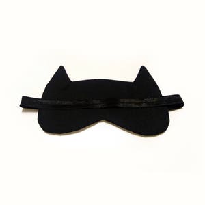 Gray Cat Eye Sleep Mask - Cute Sleep Mask - Plush Soft Eye Pillow ...