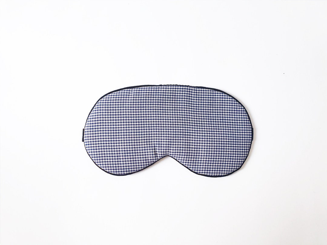 Blue Eye Sleep Mask for Man - Organic Cotton Eye Pillow - Gift for Him ...