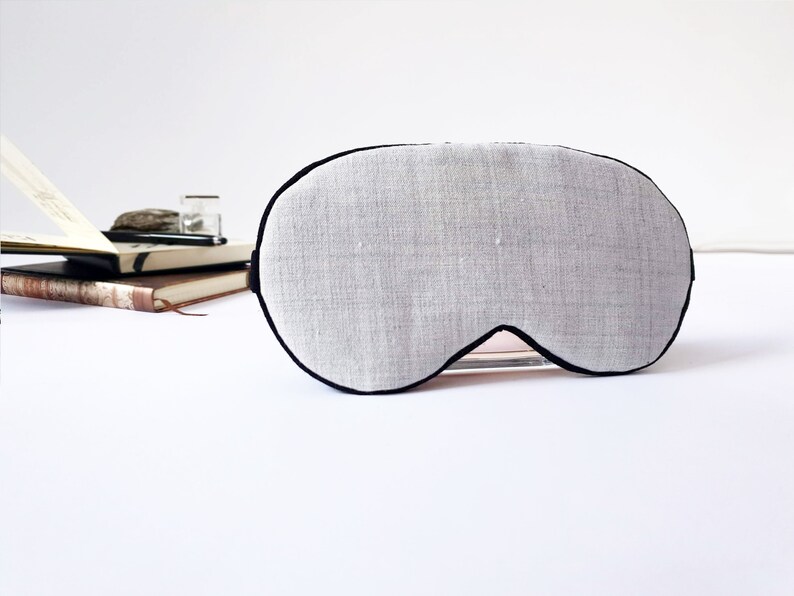 Linen Eye sleep mask for man Organic cotton eye pillow Men | Etsy
