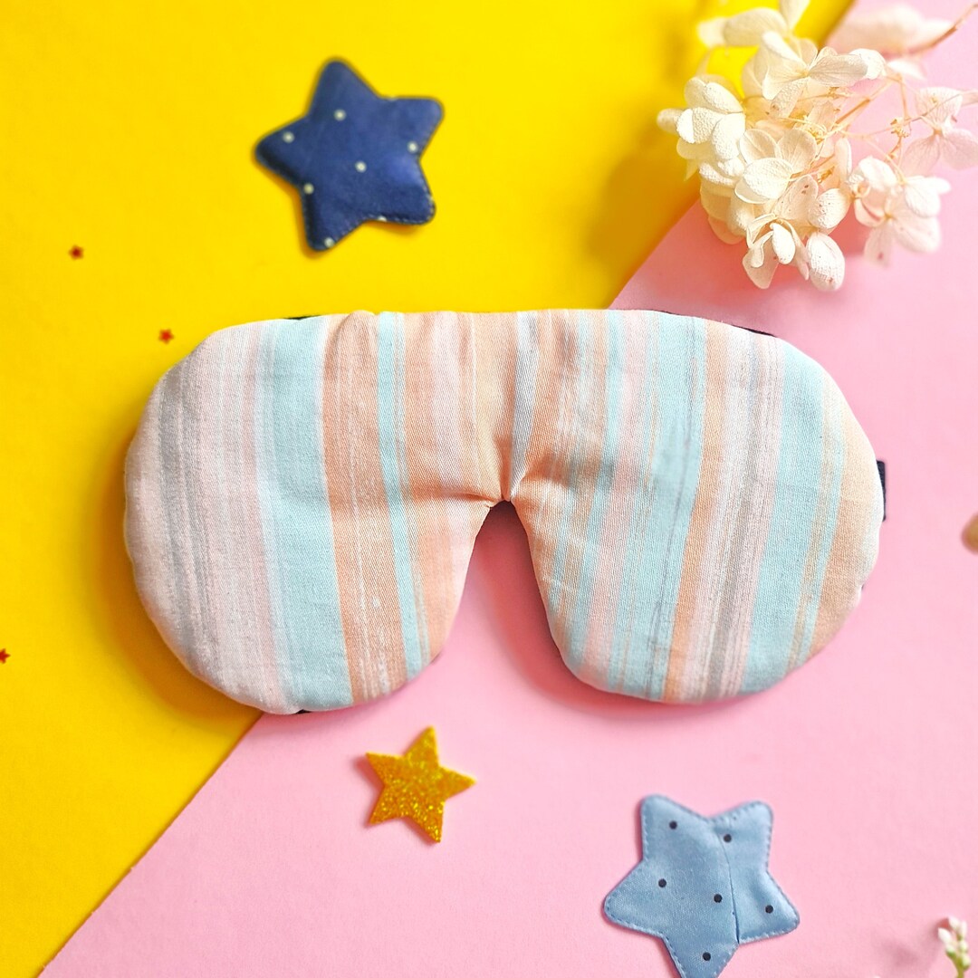 Pink Eye Pillow - Best Everyday Eye Mask for Woman - Organic Cotton ...