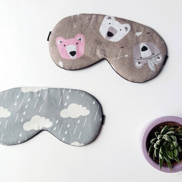 Bear Sleep Mask - Etsy