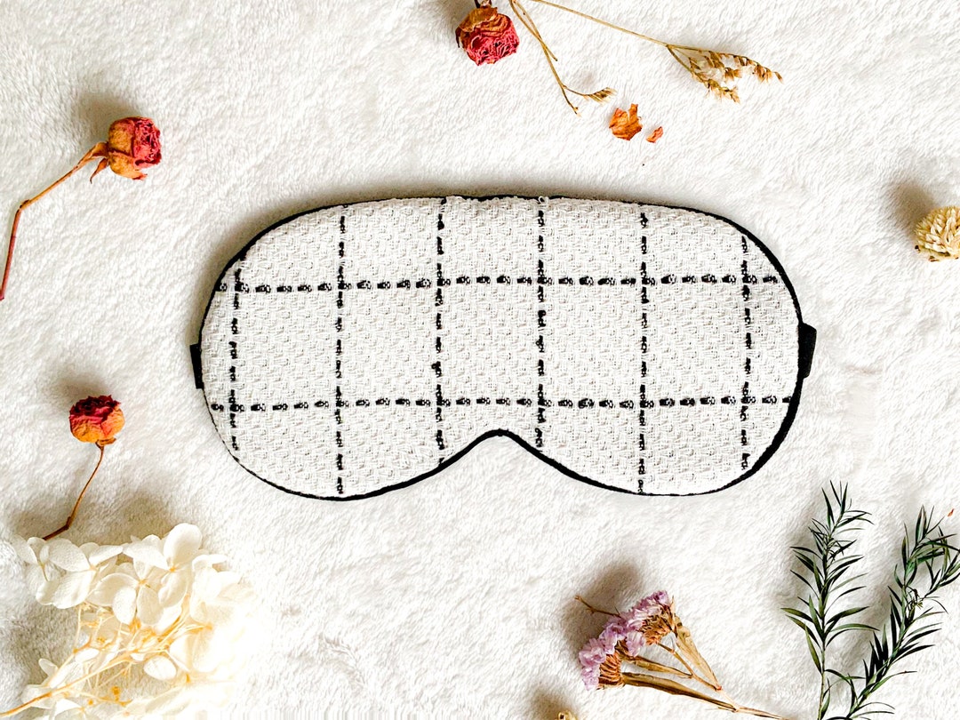 White Eye Sleep Mask - Eye Mask for Men and Women - White Eye Pillow ...