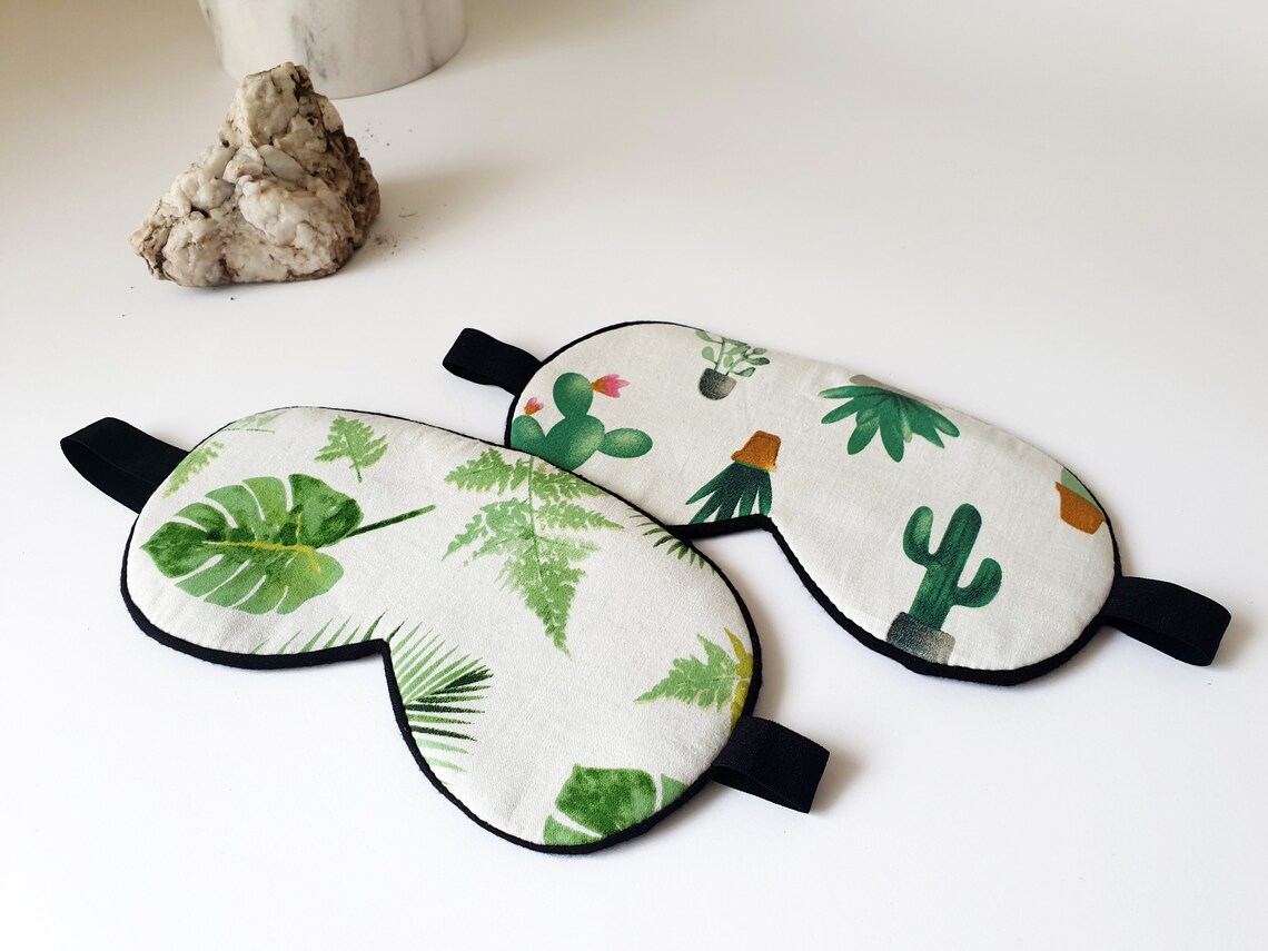 Cacti Eye Mask Cute Cactus Pj Mask Ey E Sleep Mask - Etsy
