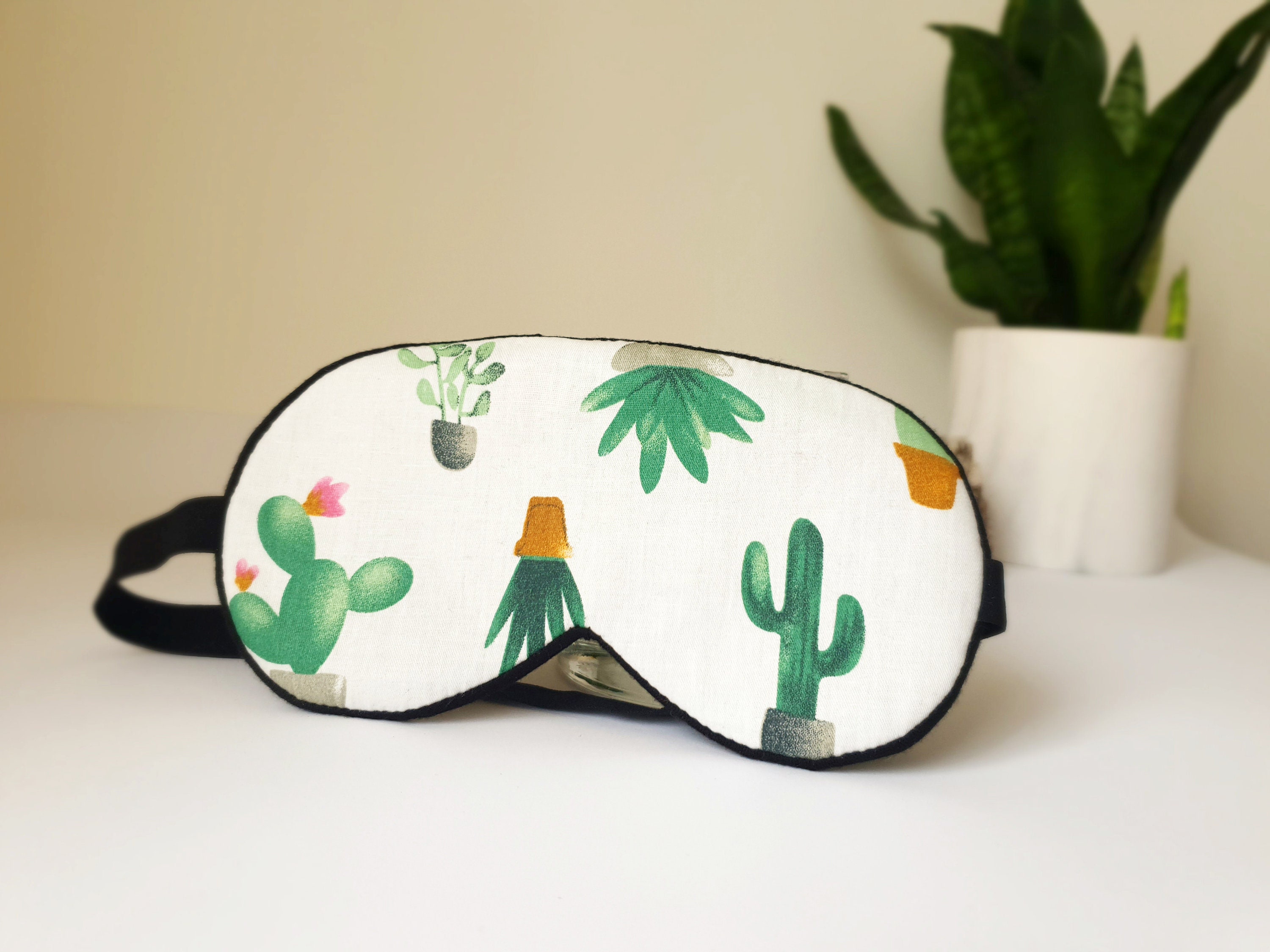 Cacti Eye Mask Cute Cactus Pj Mask Ey E Sleep Mask - Etsy