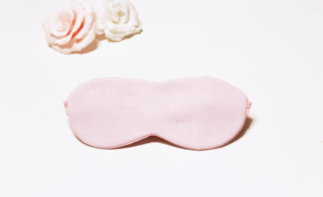 Pink Eye Sleep Mask - Organic Cotton Eye Pillow - Slumber SPA Pj Party ...
