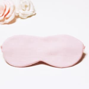 Pink Eye Sleep Mask - Organic Cotton Eye Pillow - Slumber SPA Pj Party ...