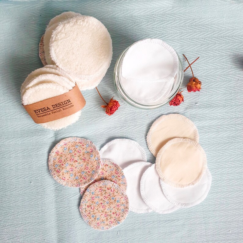 Reusable Facial Rounds Organic Zero Waste Make-up Remover - Etsy