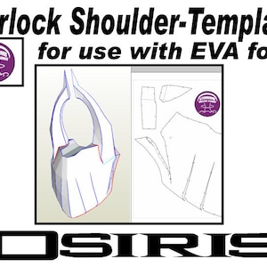 Warlock Shoulder Armour. 'osiris' Template for EVA - Etsy