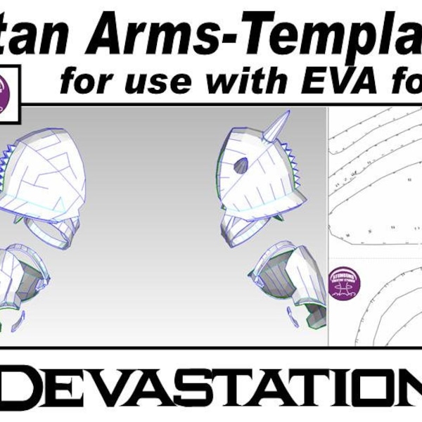 Eva Foam Armour Template - Etsy