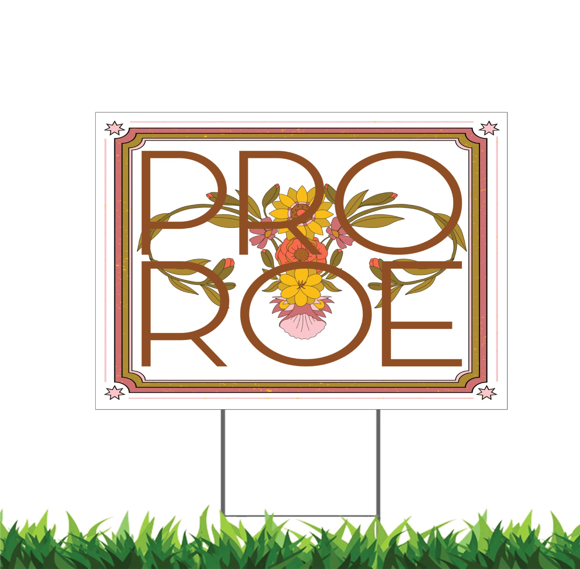 Women's / Uterus Rights Yard Signs 4 VERSIONS uteruses - Etsy