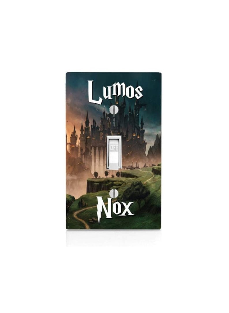Lumos Nox Castle Light Switch Plate - Etsy