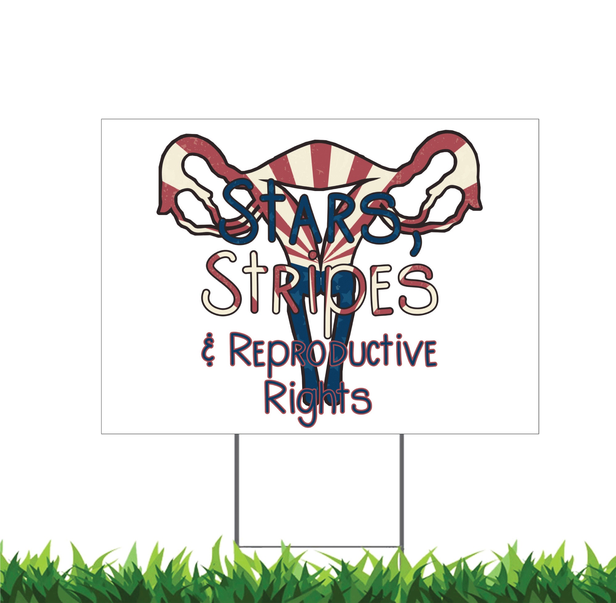 Women's / Uterus Rights Yard Signs 4 VERSIONS uteruses - Etsy