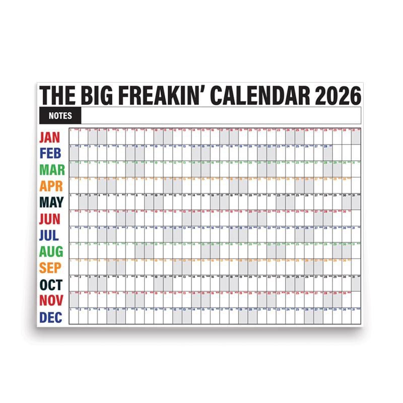2026 Big Ass Calendar - Etsy