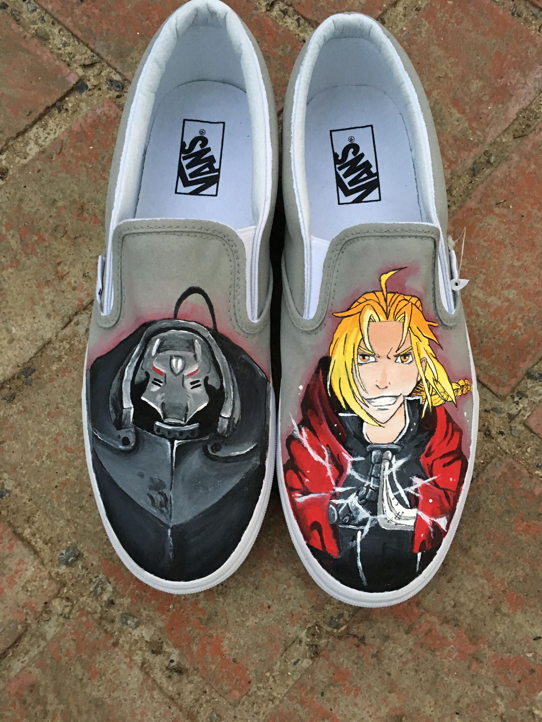 Custom Designed Cartoon/Animation Hand-Painted Shoes | Etsy