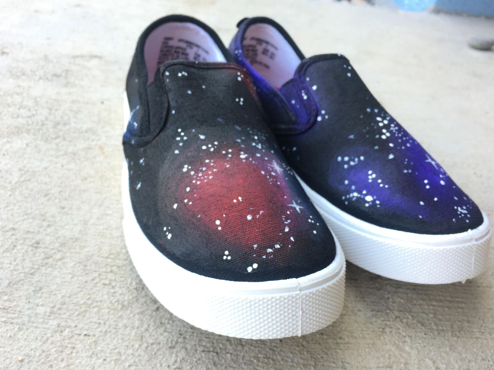 Space Custom Hand-painted Toddler Shoes // Stars Galaxies Cosmos - Etsy