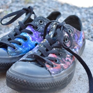 Galaxy Converse // Custom Hand-painted Space-themed Shoes // Chuck ...