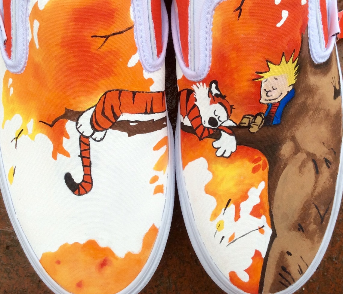 Custom Designed Cartoon/animation Hand-painted Shoes | Etsy