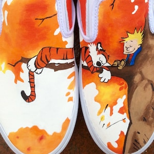Custom Designed Cartoon/animation Hand-painted Shoes - Etsy