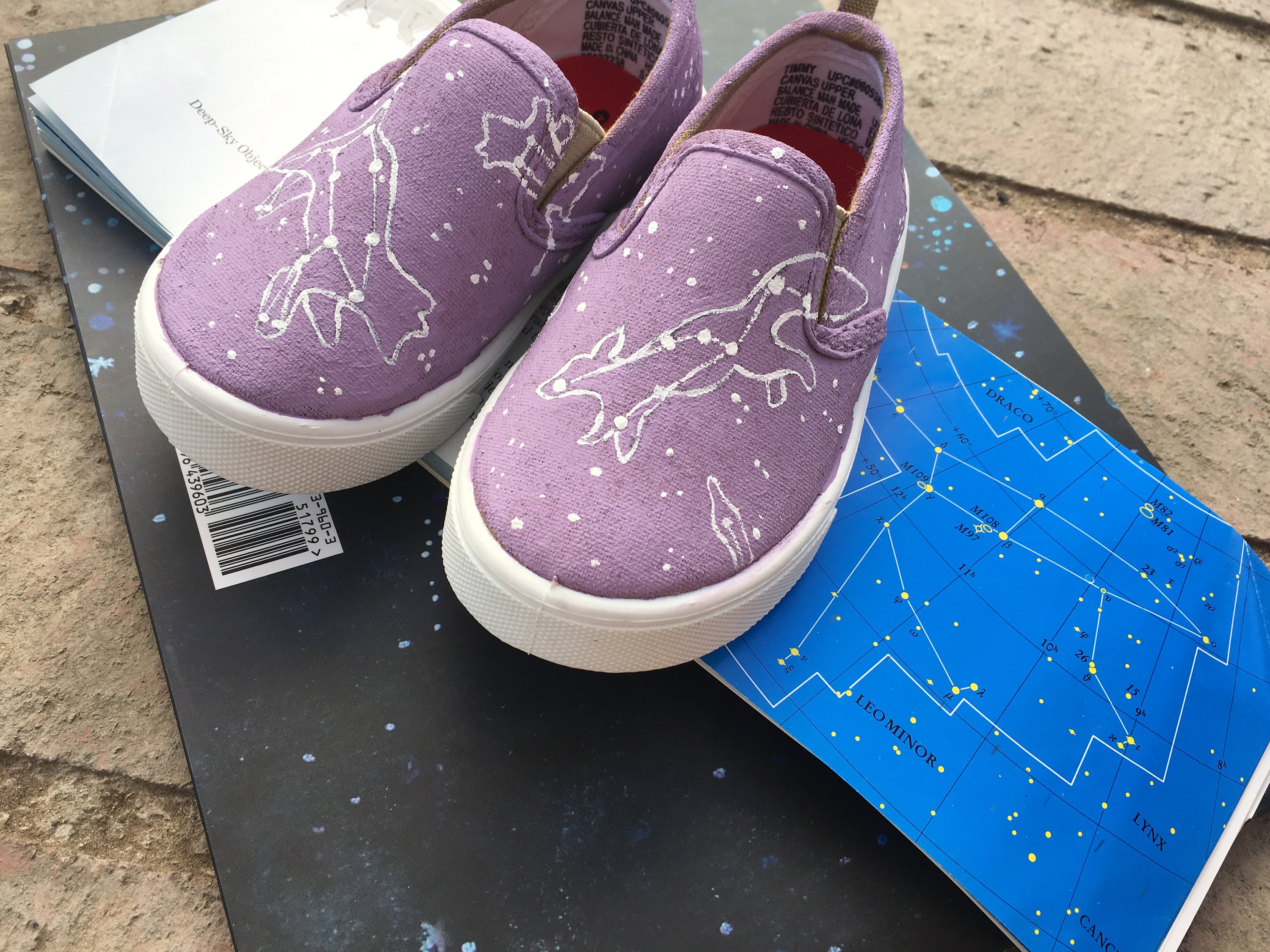 Constellations Children's Shoes // Custom Hand-painted | Etsy India