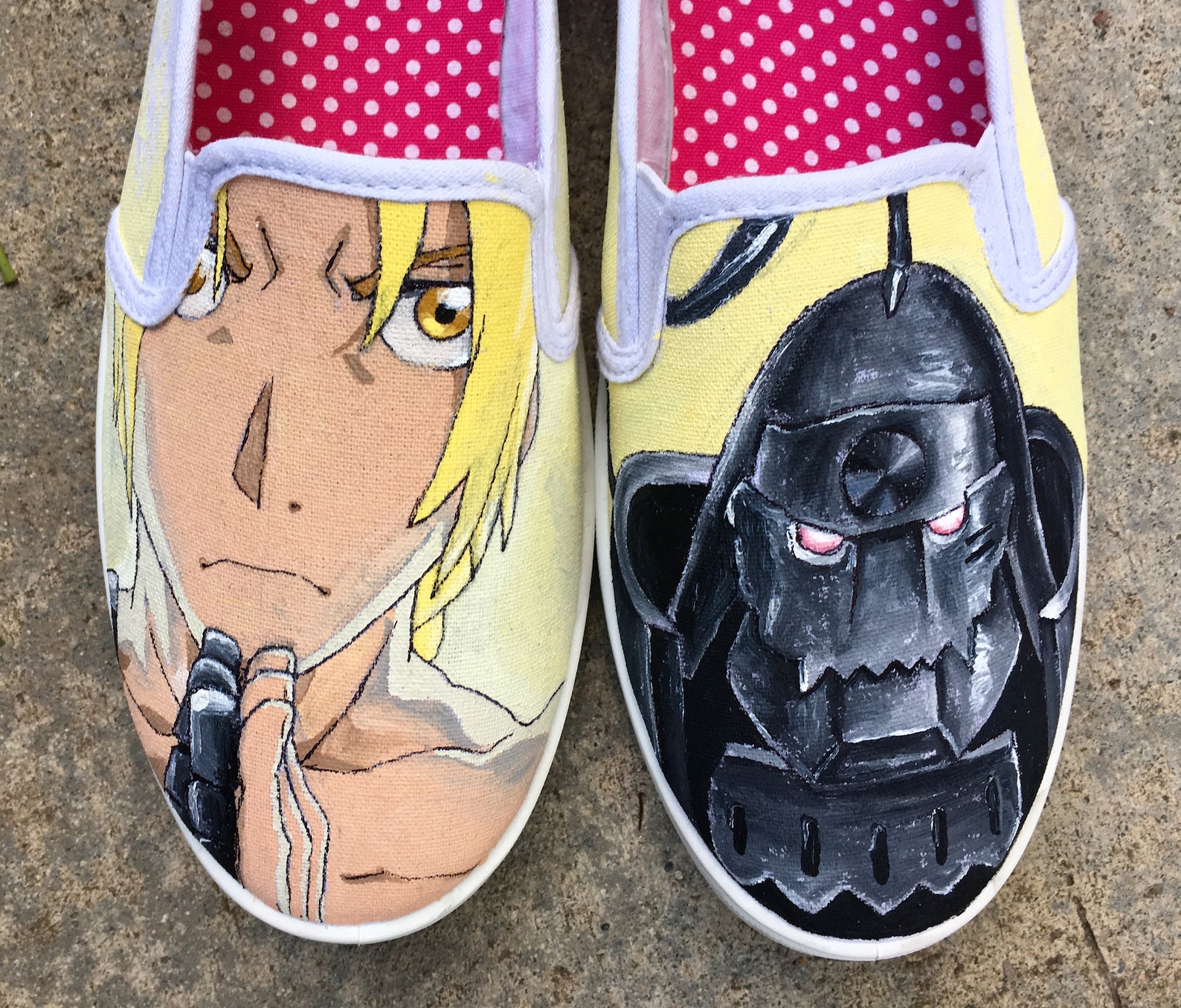 Custom Designed Cartoon/animation Hand-painted Shoes | Etsy