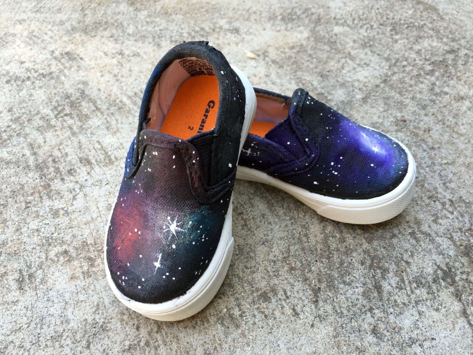 Space Custom Hand-painted Toddler Shoes // Stars Galaxies - Etsy