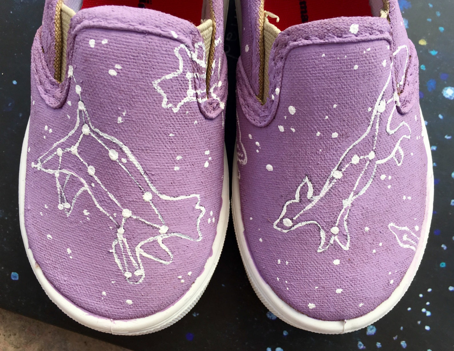 Constellations Children's Shoes // Custom Hand-painted - Etsy