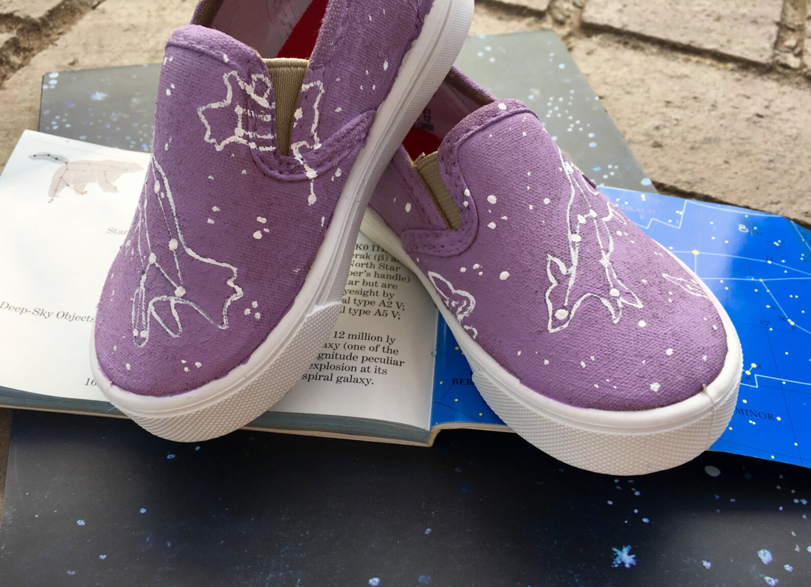 Constellations Children's Shoes // Custom Hand-painted Shoes // Toddler ...