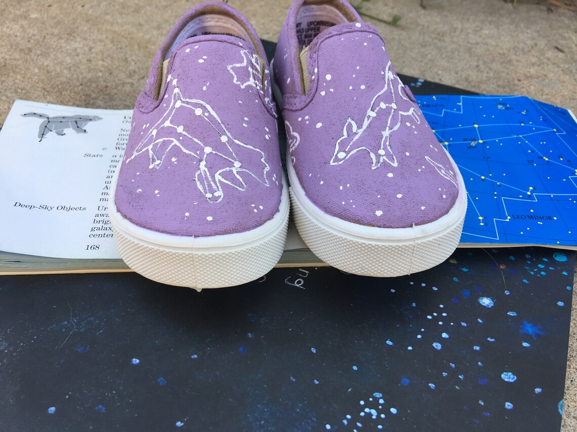 Constellations Children's Shoes // Custom Hand-painted | Etsy India