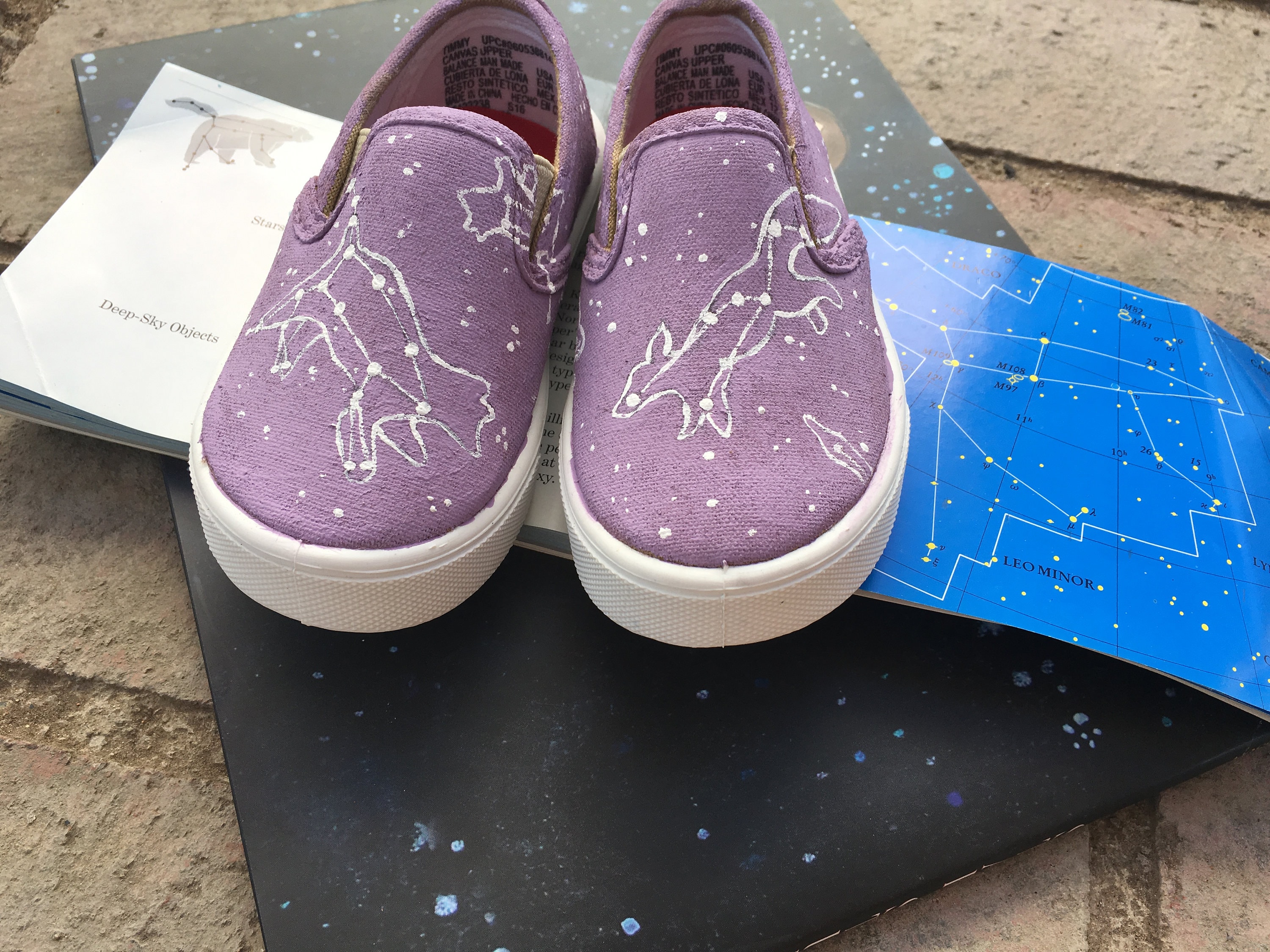 Constellations Children's Shoes // Custom Hand-painted | Etsy