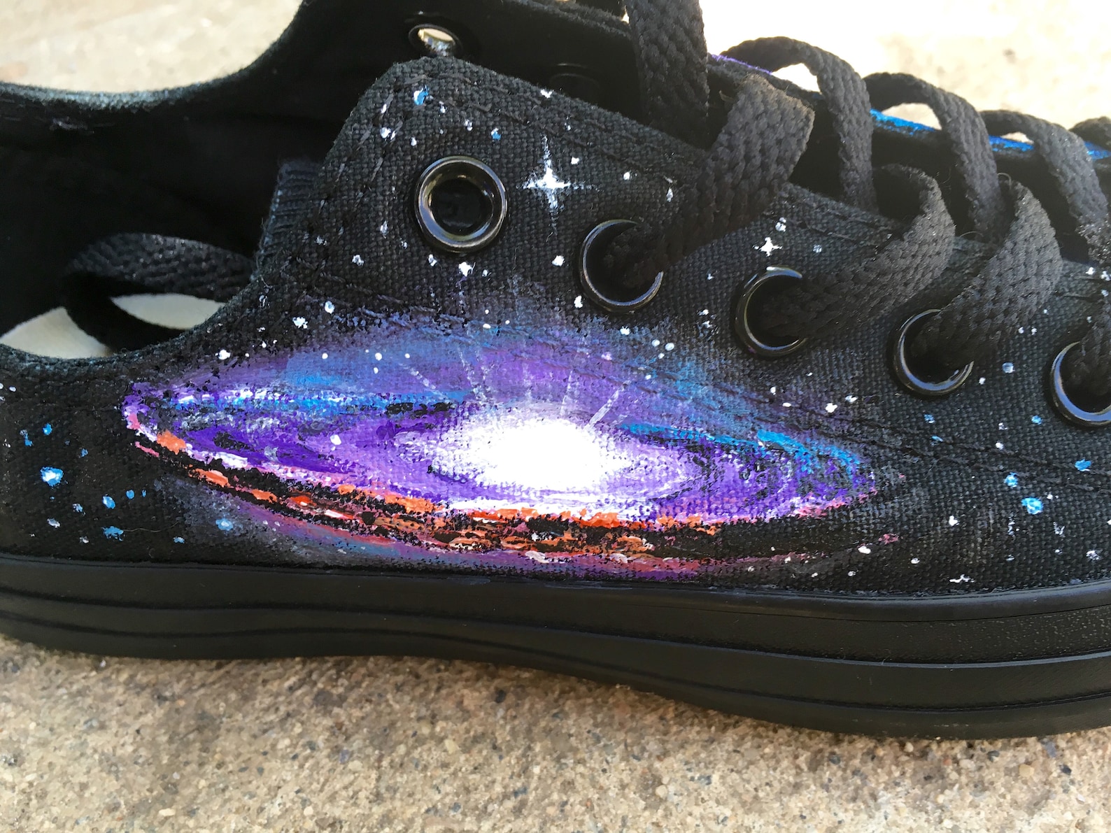 Galaxy Converse // Custom Hand-painted Space-themed Shoes // | Etsy