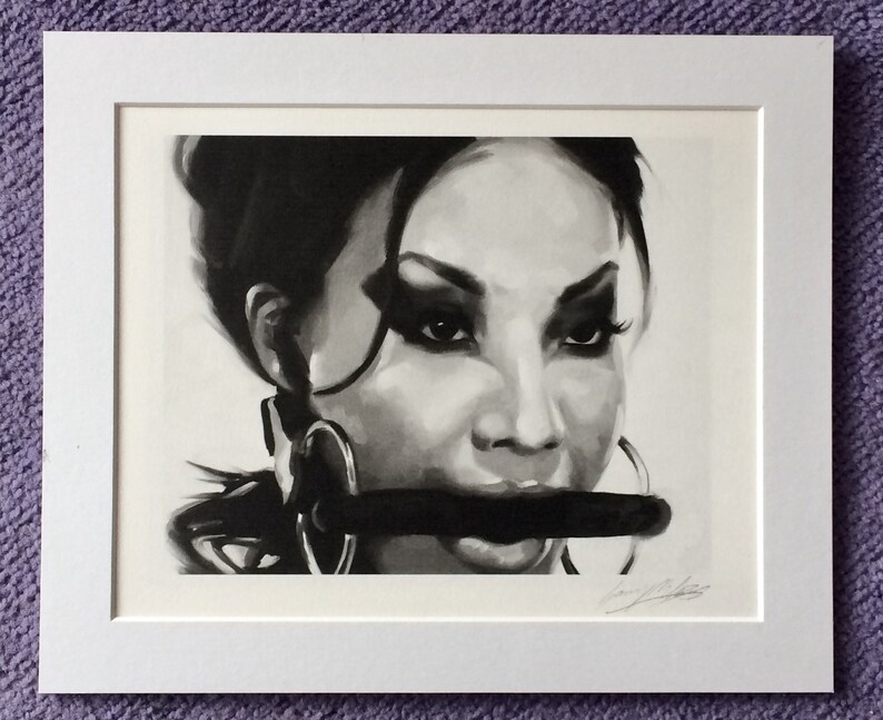 Asa Akira Fine Art Print Porn Bdsm Goth Alternative Etsy Singapore