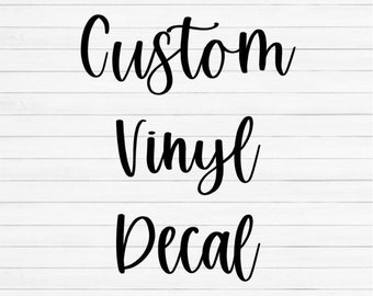Made to Order Decal - Etsy