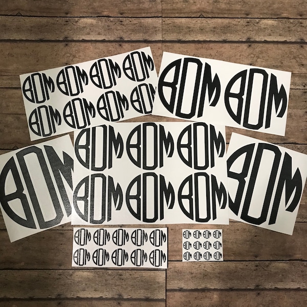 Large Monogram - Etsy