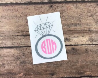 Wedding Ring Decal - Etsy