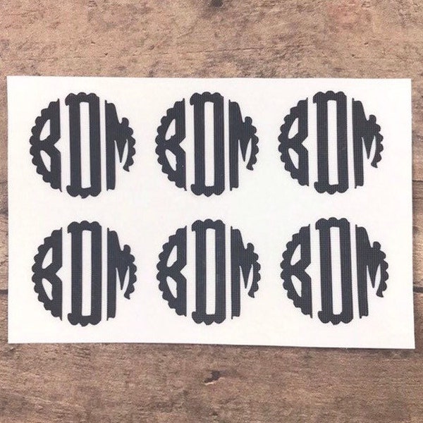 Monogram Scallop - Etsy