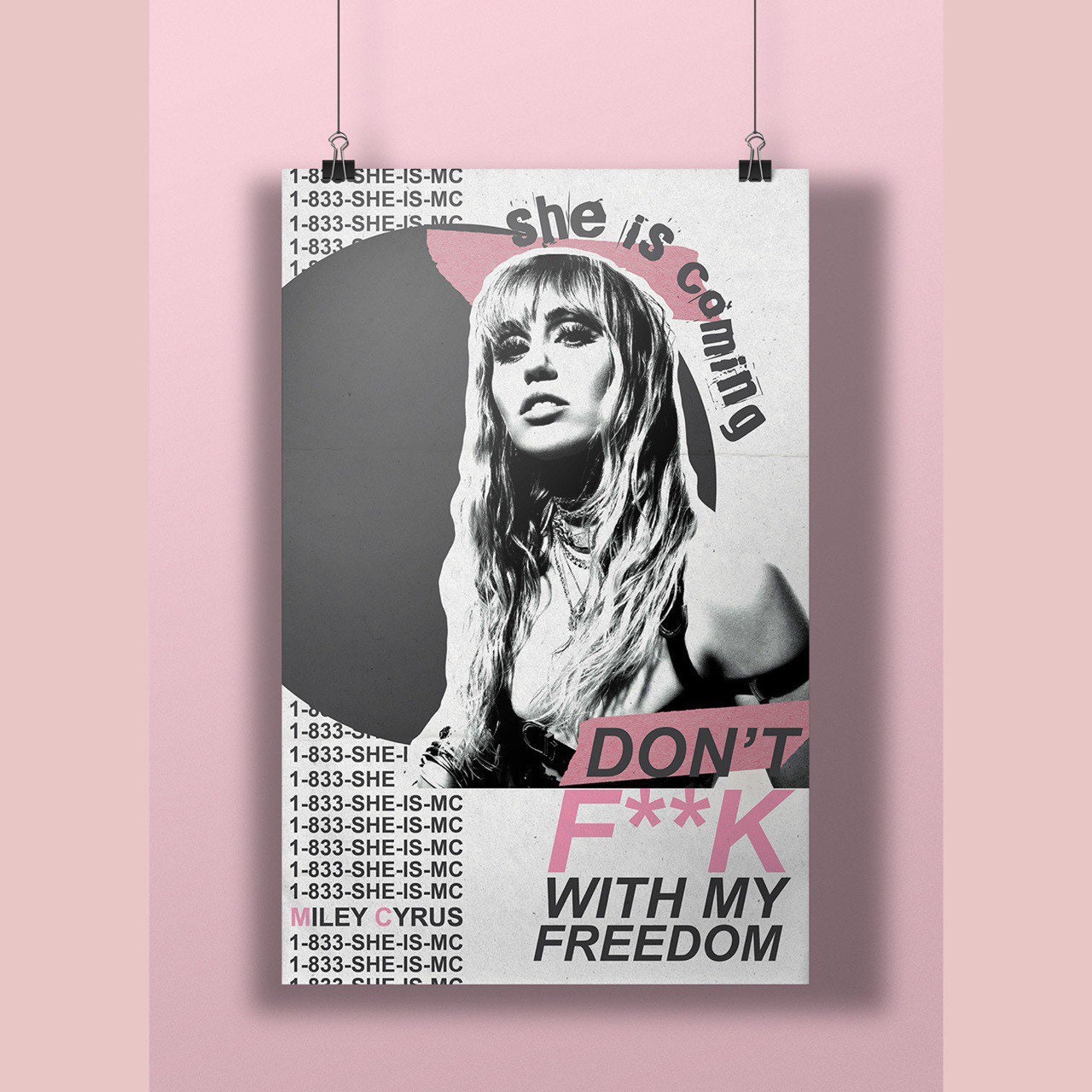 Miley Cyrus Bangerz Tour Poster