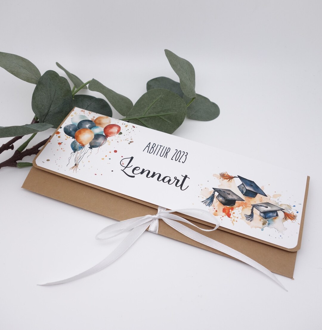 Glückwunschkarte Zum Abitur ABI, Gutscheinverpackung, Glückwünsche Zum ...