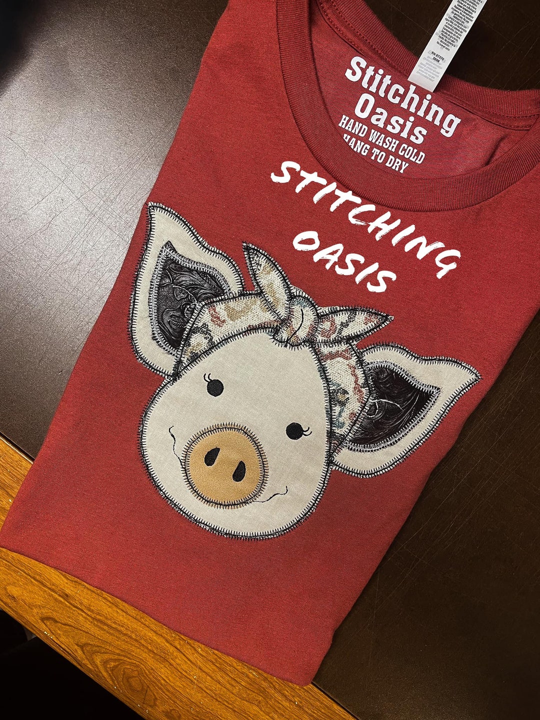 Boho Pig Applique Tee, Boho, Pig Shirt, Boho Pig, Women's Gift, Girl ...