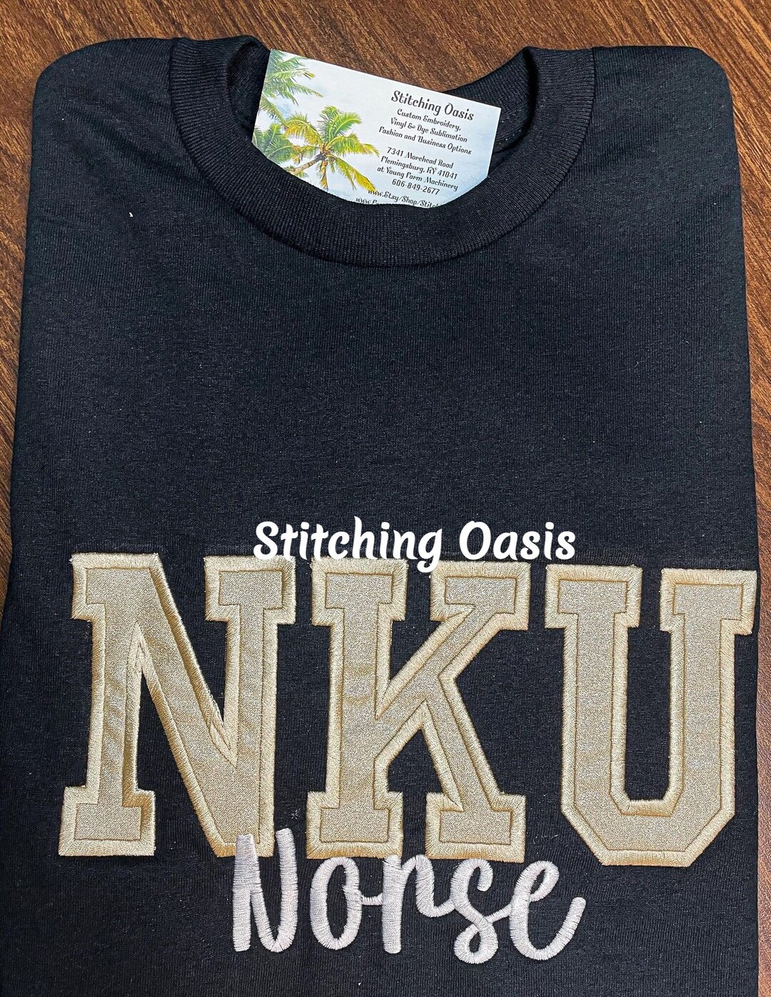 NKU Norse Glitter Applique Tee, NKU, Northern Kentucky, College Shirt ...