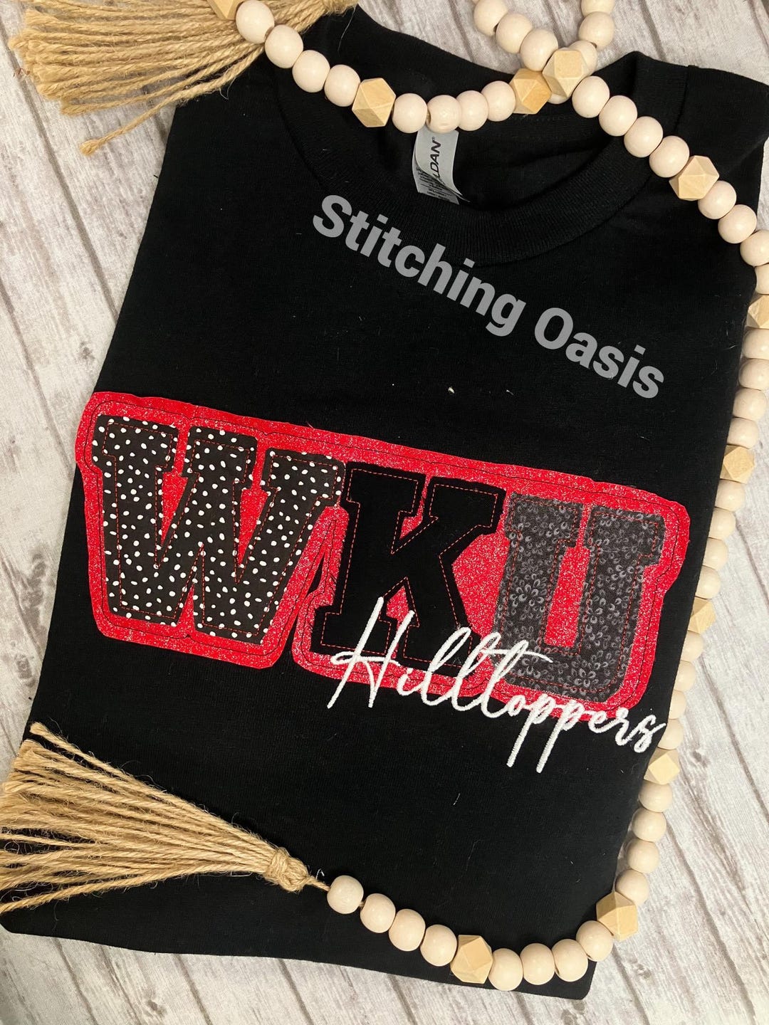 Double Applique WKU Tee, WKU, Western Kentucky, Girl Gift, Grad Gift ...